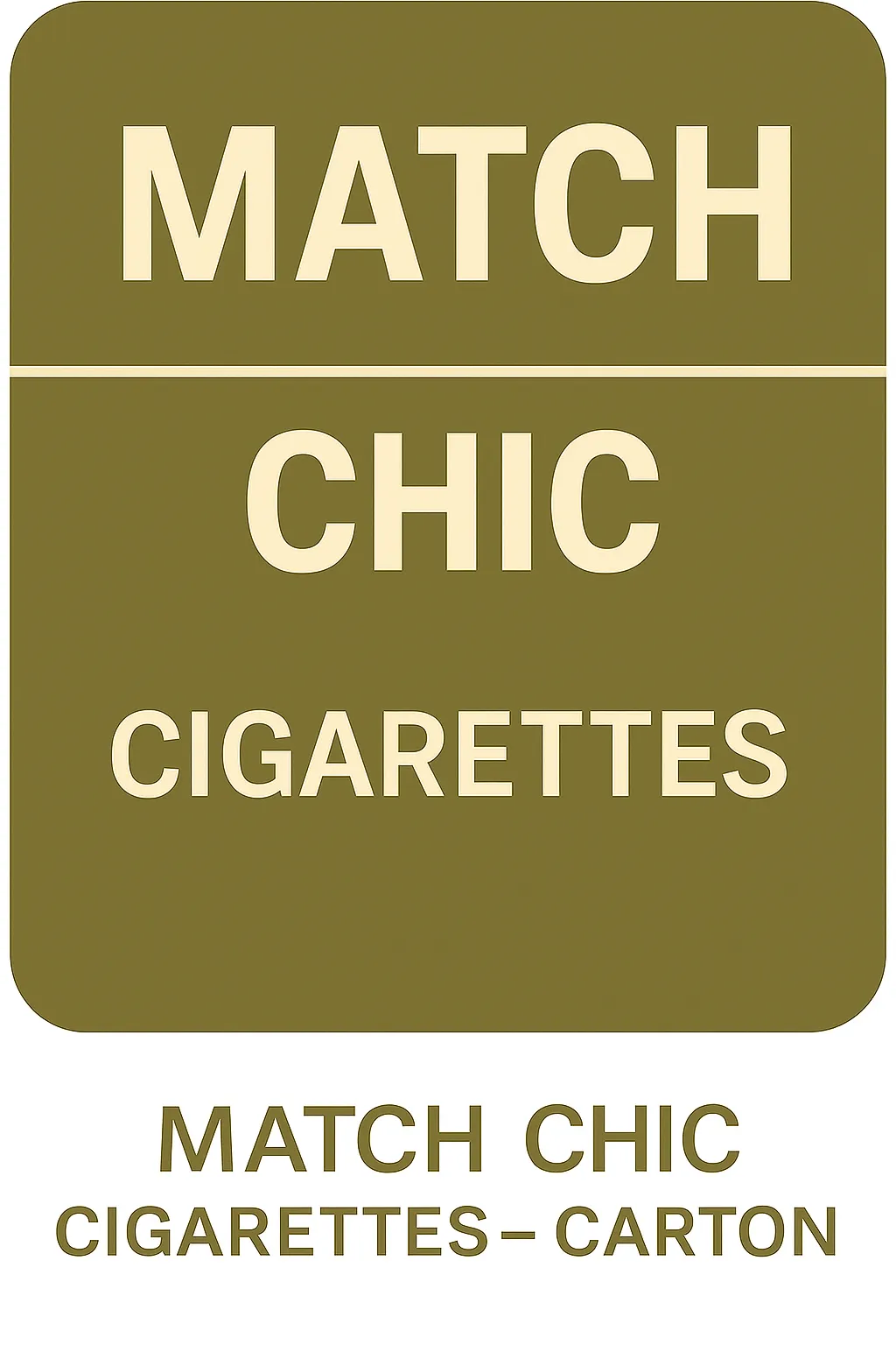 Match Chic Cigarettes - Smooth & Balanced Smoking